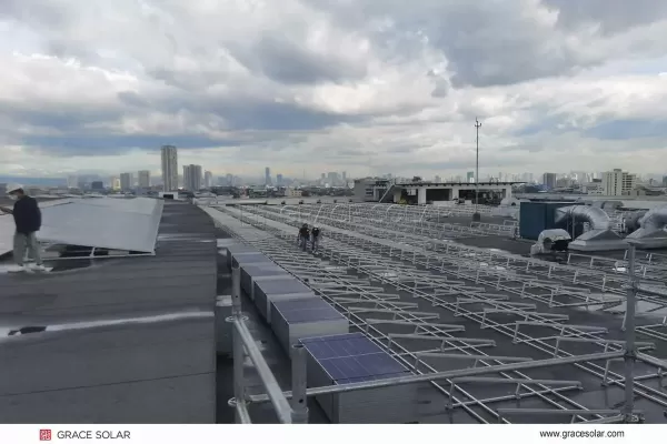 BM3 Ballasted Solar Roof Mount | Non-Penetrating Flat Roof System